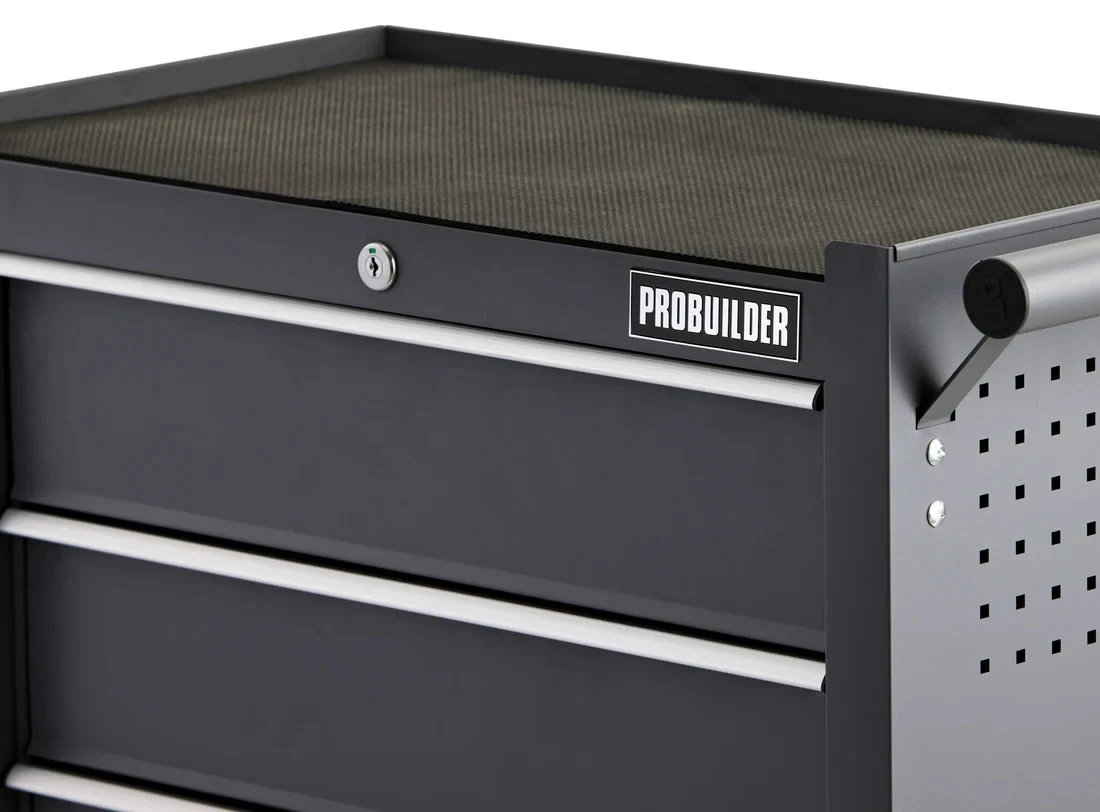 Dirbtuvių vežimėlis "Probuilder“, 5 stalčiai • 4IQ